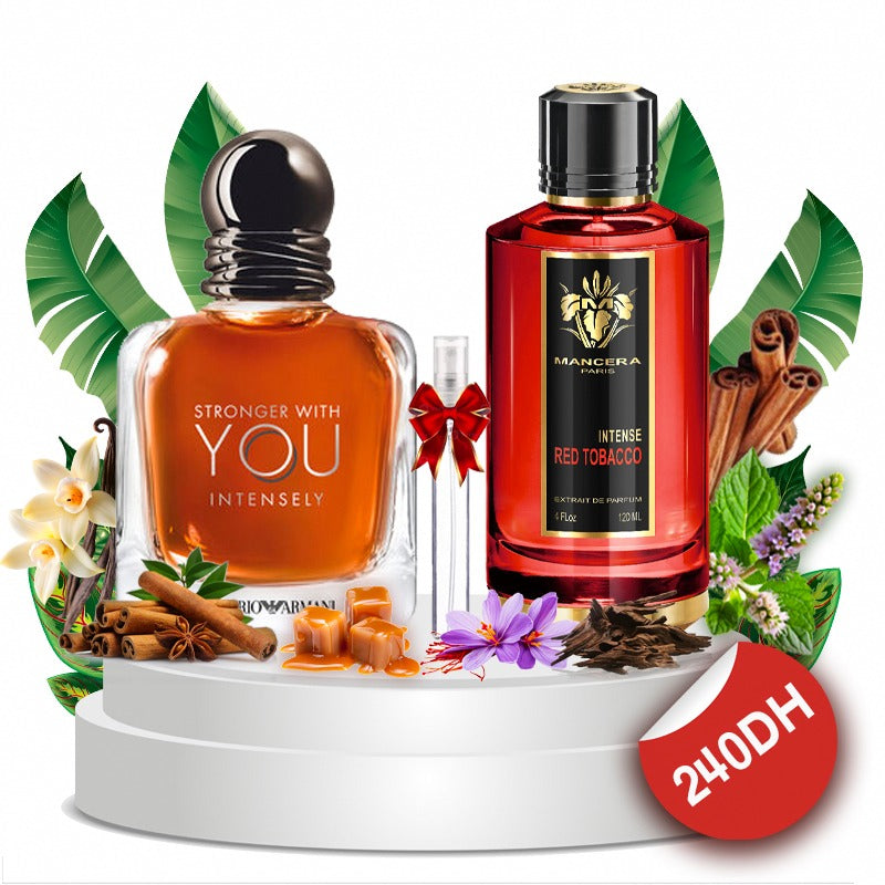 PACK INTENSELY + RED TOBACCO + 10ML GRT – TWIN FRAGRANCE